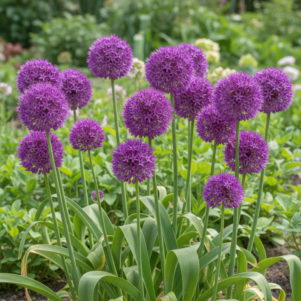 20 Bulbs - Allium Purple Sensation - Spring Flowering Bulbs